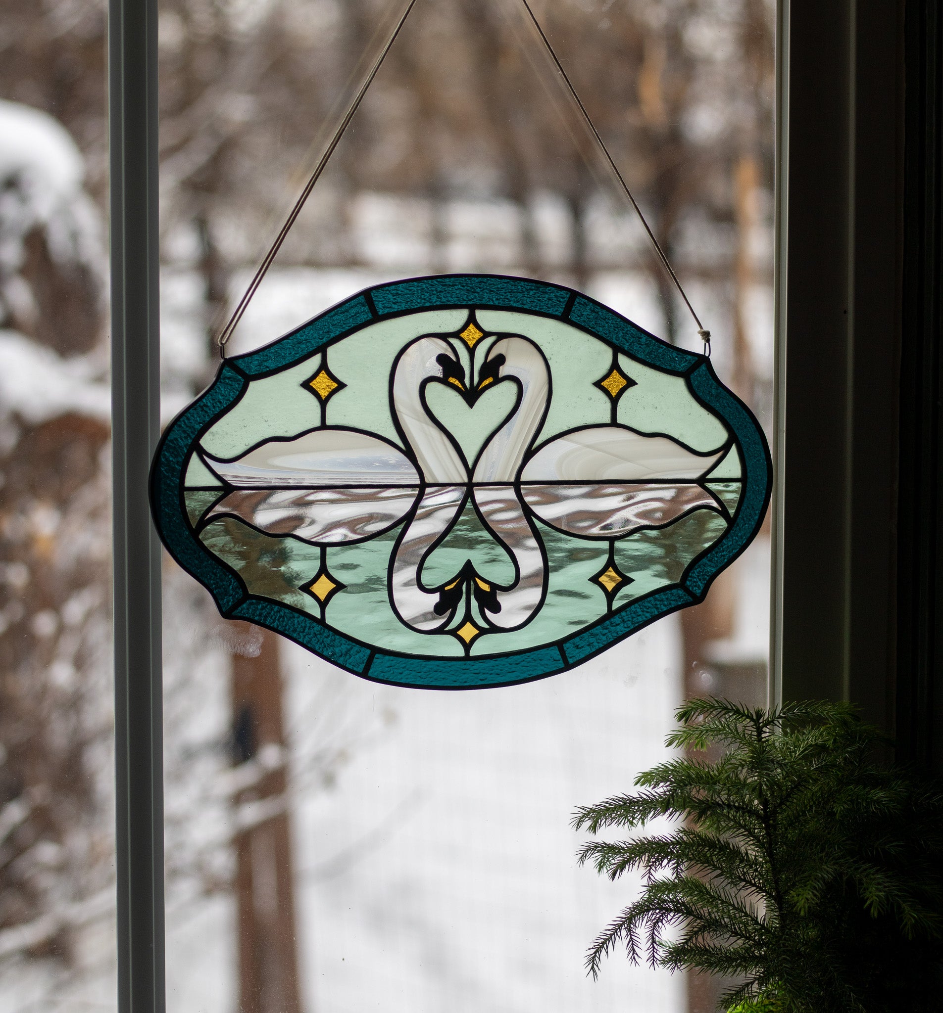 Two Swans Panel – Linebaugh Studios