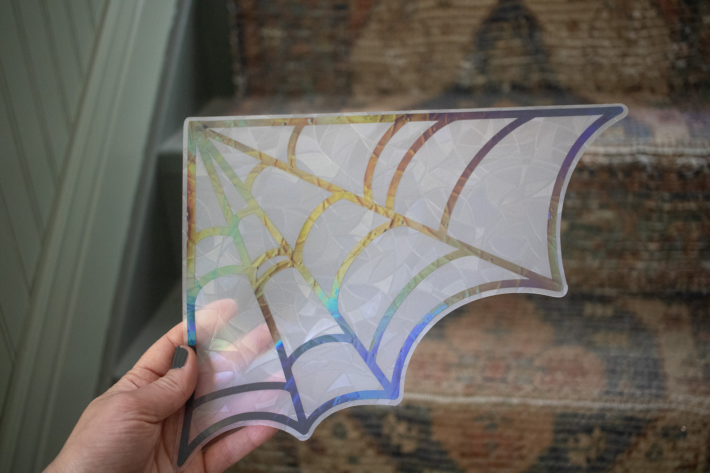 Spider Web Window Cling – Linebaugh Studios