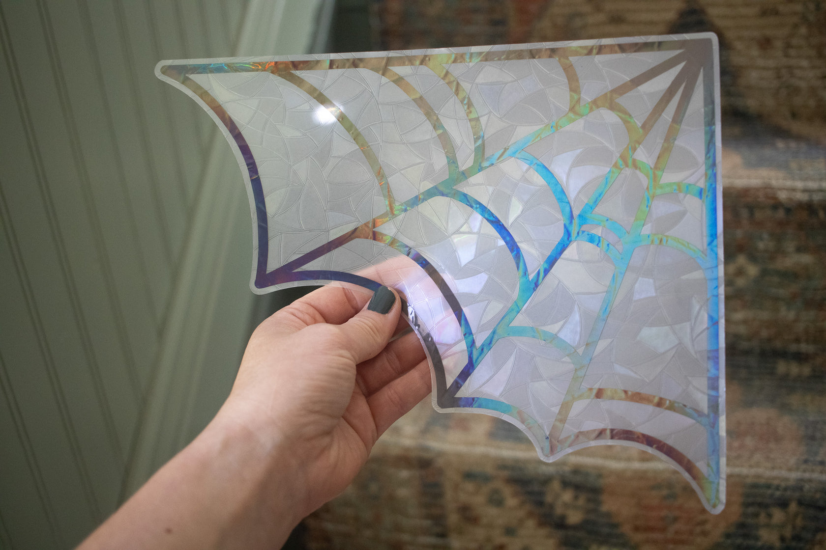 Spider Web Window Cling – Linebaugh Studios